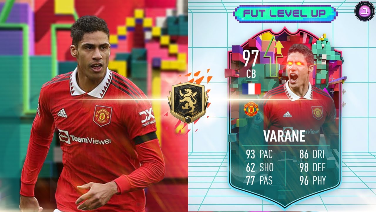 🤩97 Varane Level Up🔥CB ที่ดีที่สุดในเกม นำทัพลุย Elite Top 200 - FIFA ...