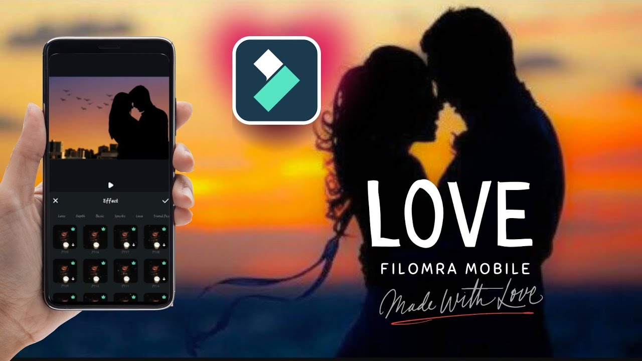 Crafting a Romantic Love Video with Filmora Mobile App - YouTube