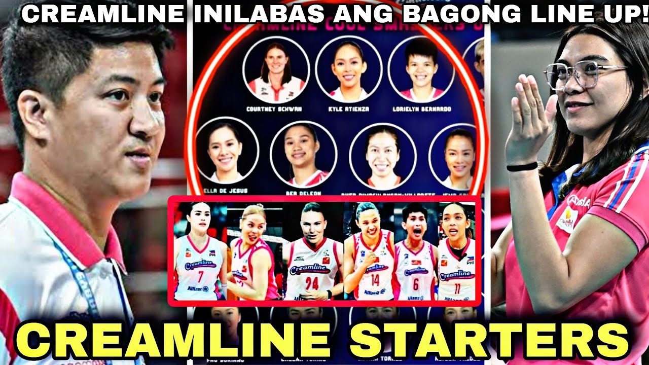 CREAMLINE Inilabas na Ang PANIBAGONG STARTING LINE UP! UNANG PANALO Sigurado sa BAGONG LINE up ...