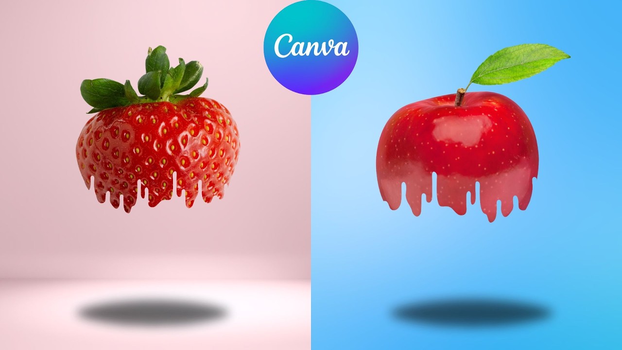 Dripping Effect Photo Editing tutorial Canva - YouTube