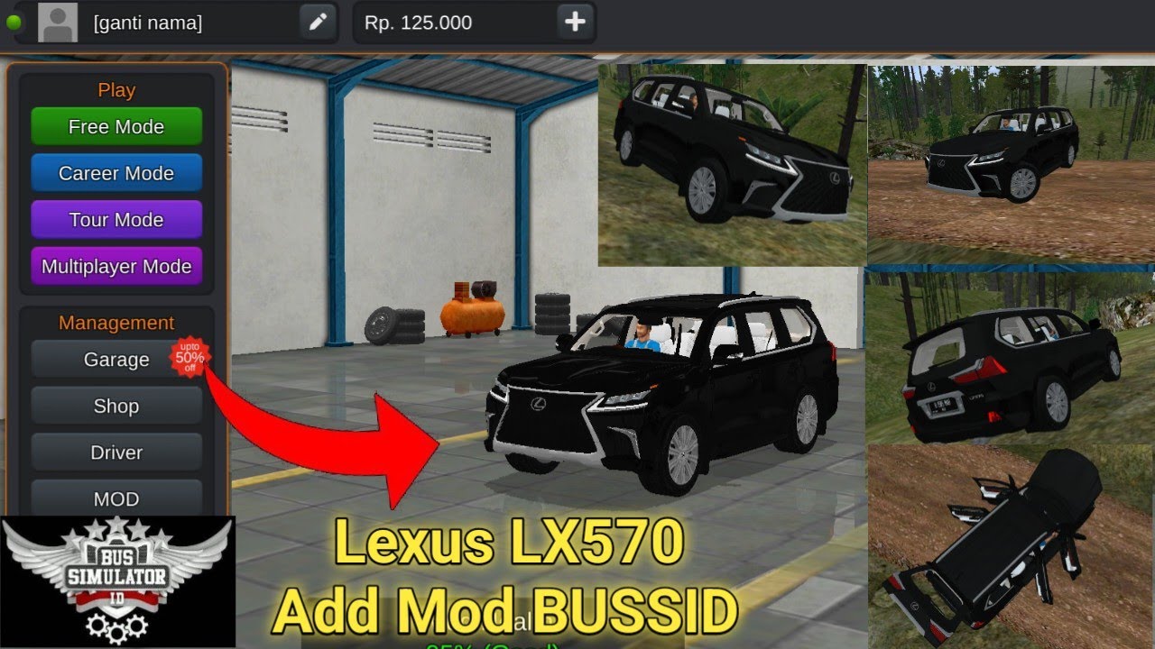 Lexus LX 570 add Mod bussid how to add mod bussid l mod kesay lagayen # ...