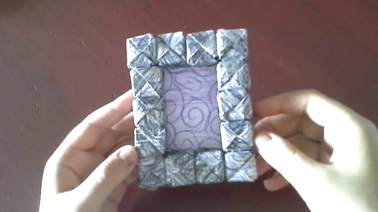 Origami nether portal from minecraft - YouTube