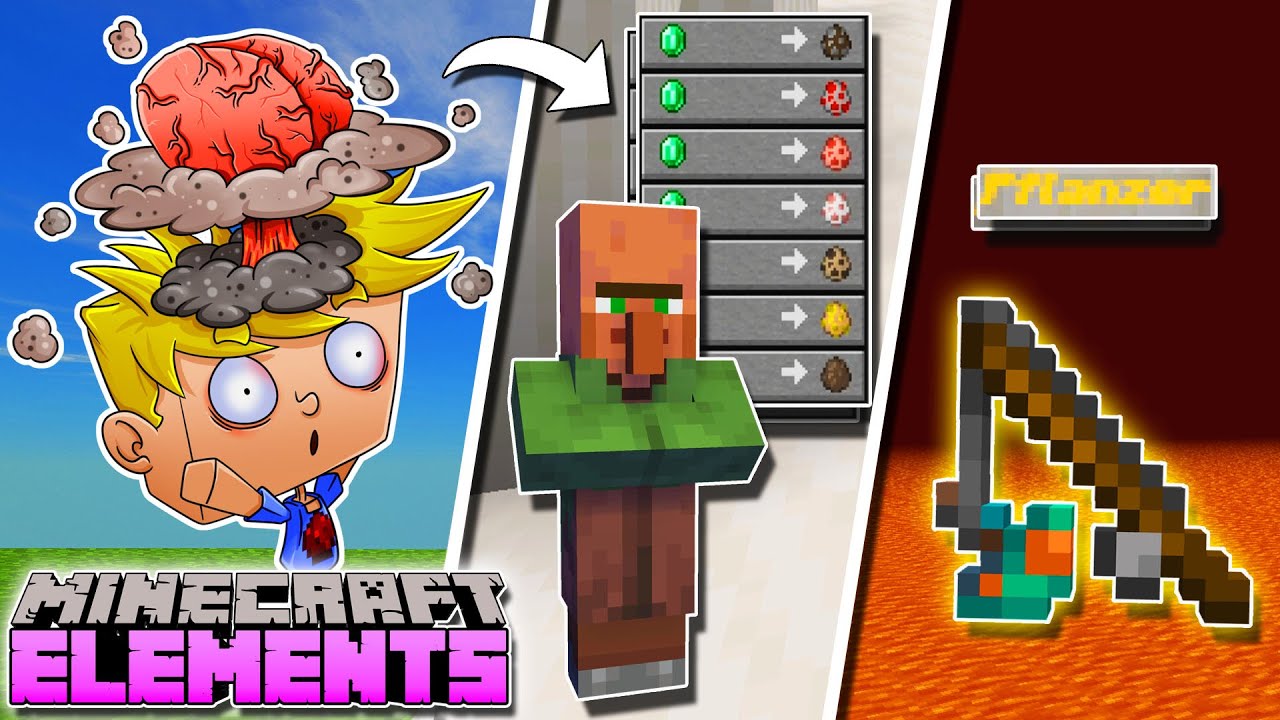 LEGENDARY ITEM & ELEMENT AXT & TIERZÜCHTER! - Minecraft Elements #13 ...
