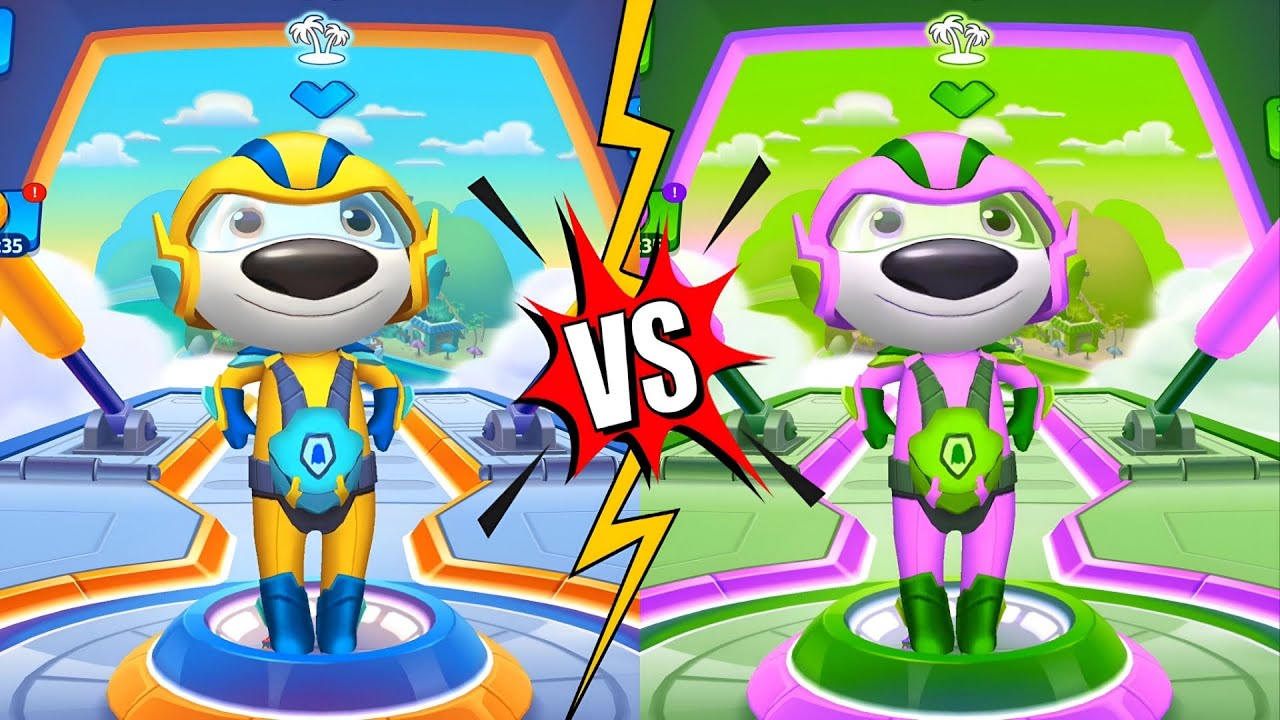 Talking Tom Hero Dash - Hank - 2 x - Gameplay, Android - LILU - YouTube