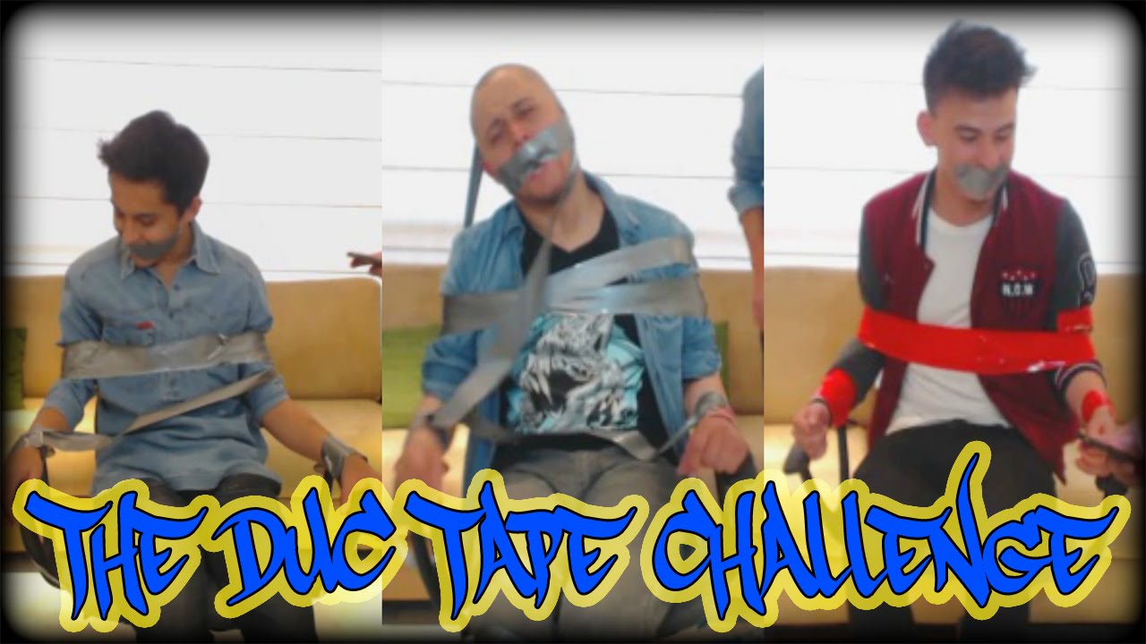 El reto de la cinta industrial | The Duct Tape Challenge || Javier Grey ...