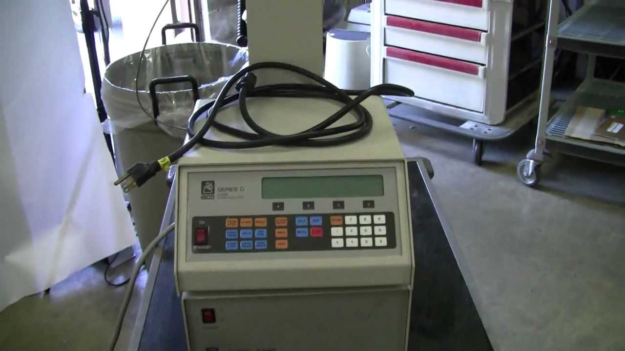 Isco 500D high pressure Syringe Pump - YouTube