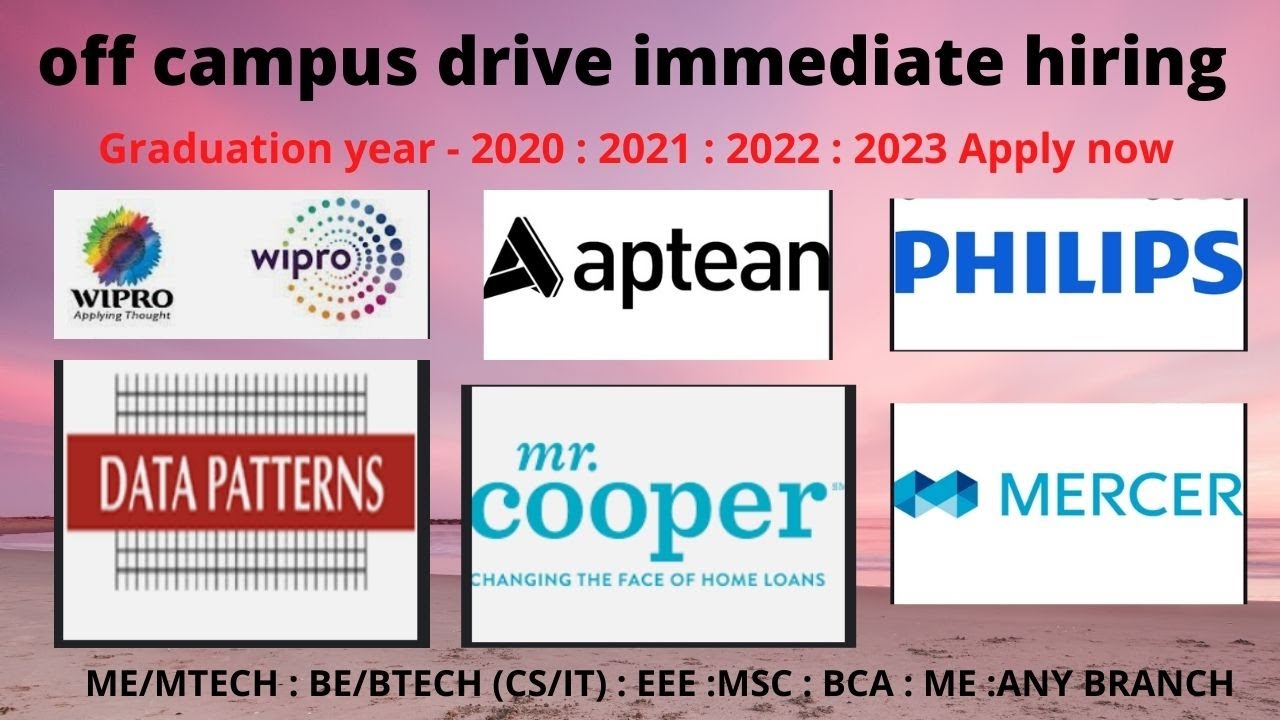 Off-Campus Drive | Multiple Roles | Freshers/Experience | Any Graduate ...