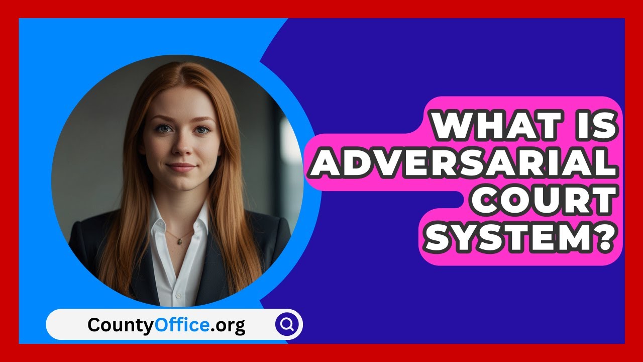 What Is Adversarial Court System? - CountyOffice.org - YouTube