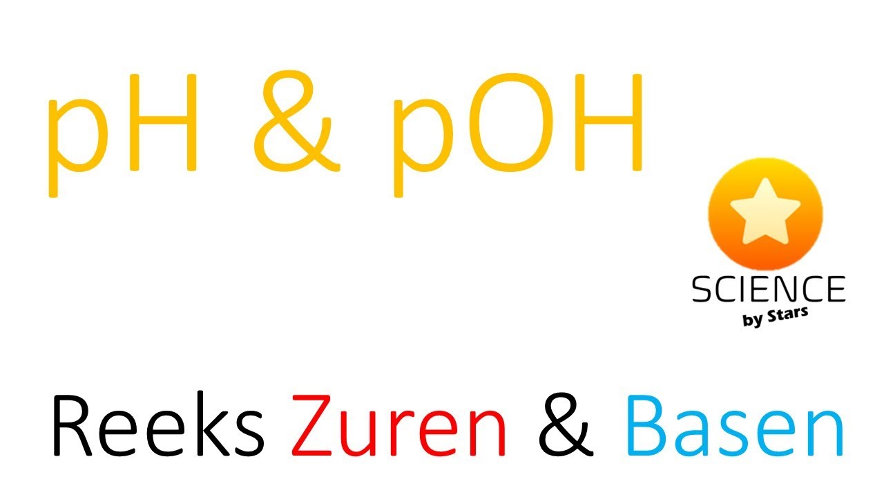 pH en pOH, zuurtegraad en basegraad - YouTube
