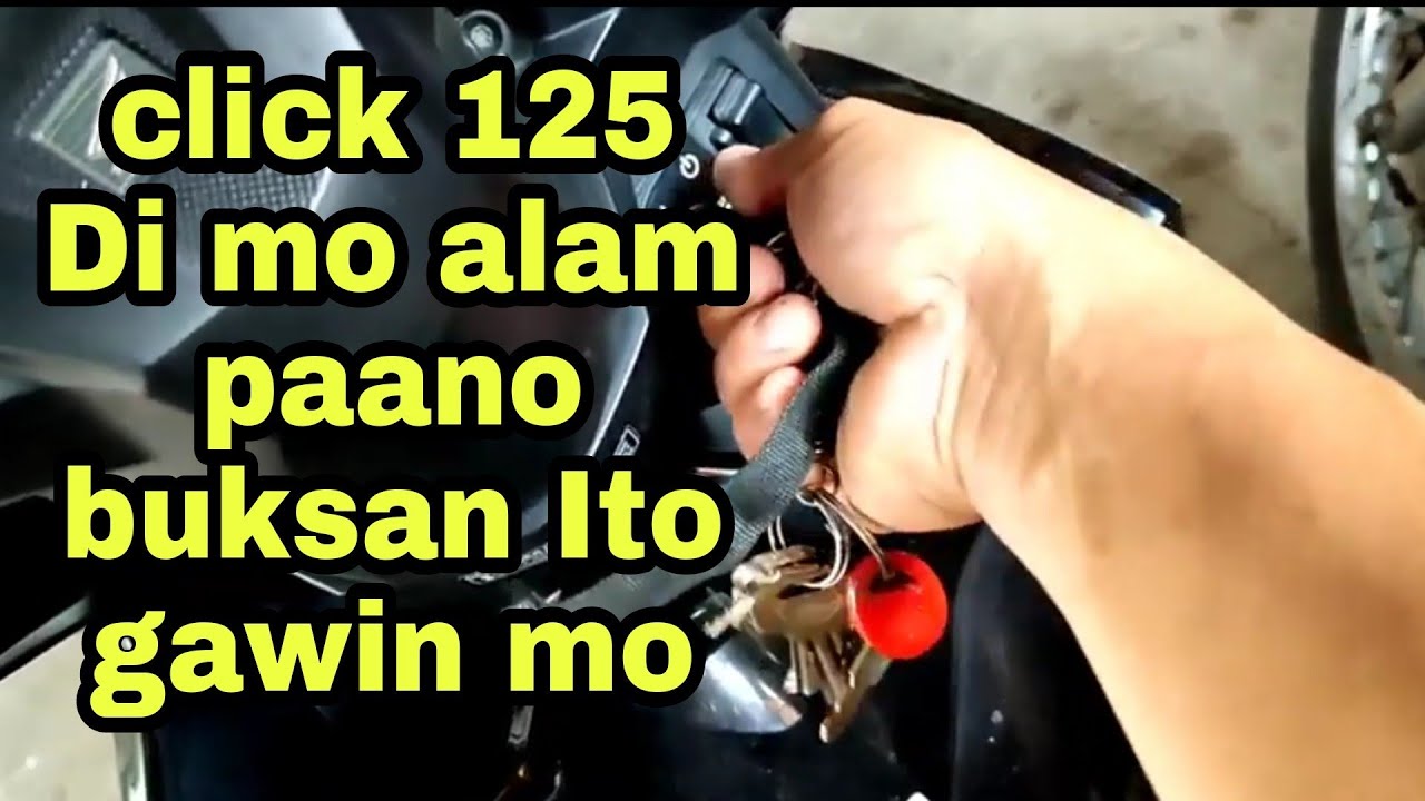 Honda cleck 125 how to open ubox and gasoline - YouTube