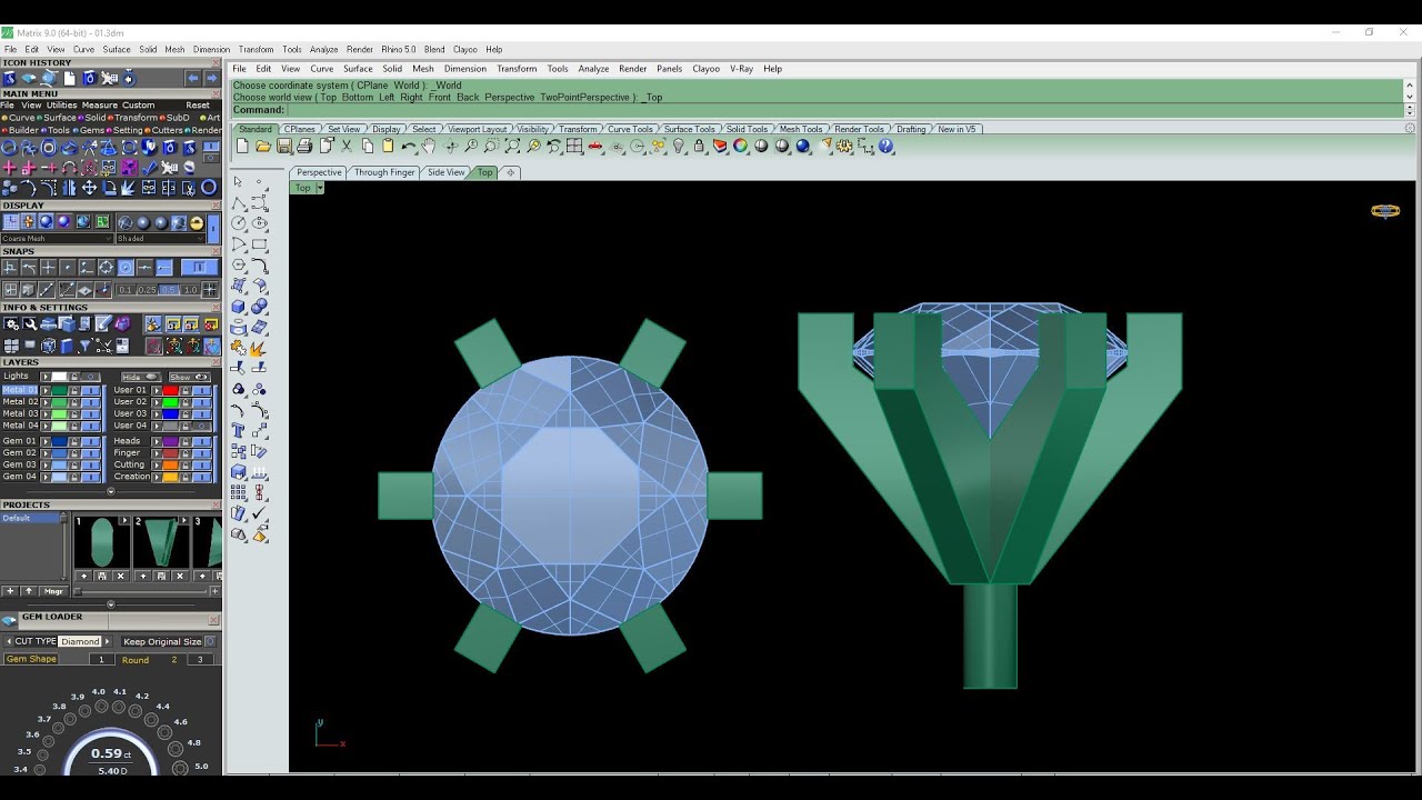 2 mint a colet #mir_cad_cam . - YouTube