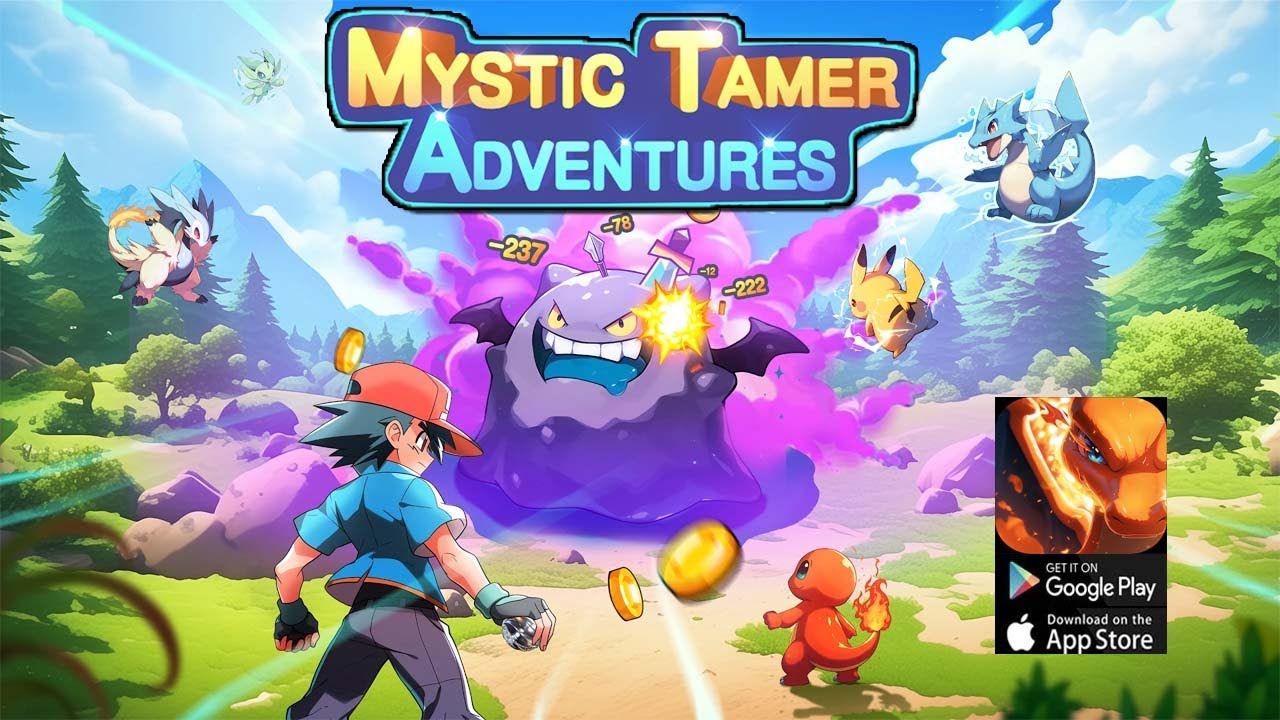 Mystic Tamer Adventures Gameplay - Android Pokemon Game - YouTube