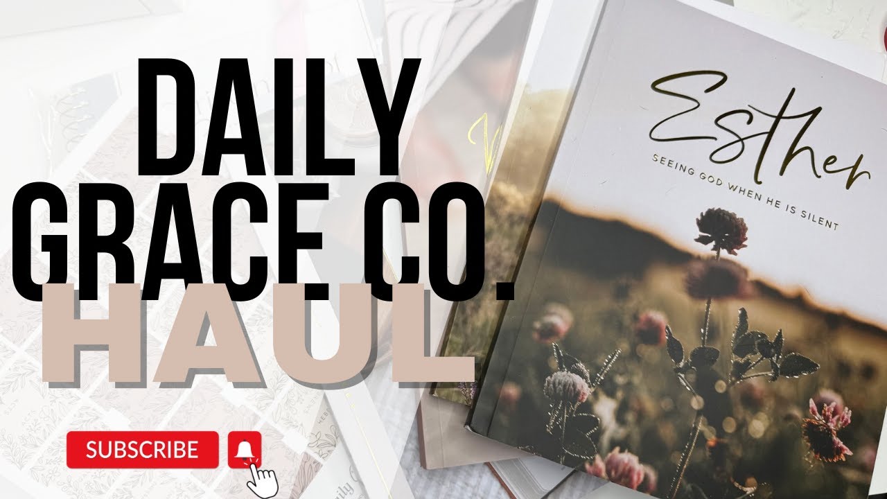 My Daily Grace Co. Haul | What I Purchased as a Beginner on My Bible ...