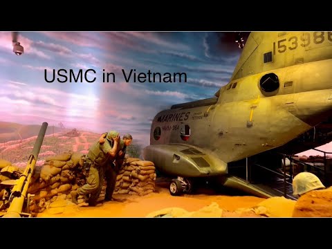 Immersive Vietnam War Exhibit at the USMC Museum in Triangle, Virginia