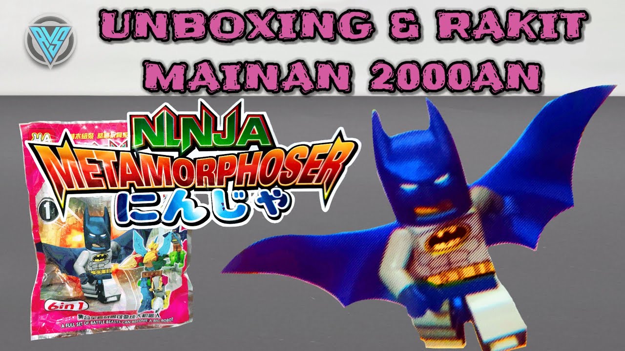 UNBOXING & RAKIT Mainan 2000an berjudul NINJA METAMORPHOSER - YouTube