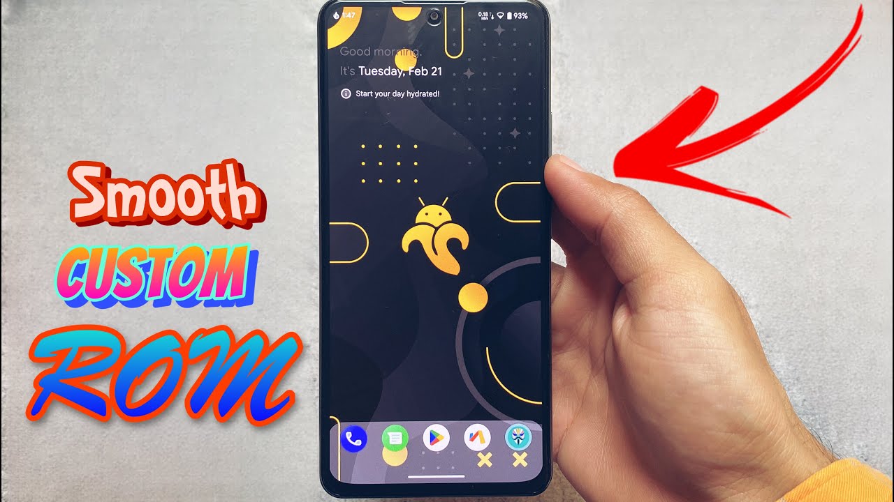 This CUSTOM ROM is so smooth ft. BananaDroid ANDROID 13 ...