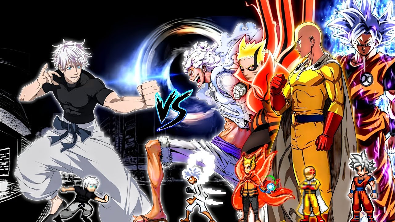 Manga Gojo V2 OP (New) VS Goku DBS V3.5 OP, TC Luffy OP Buff, C Saitama ...