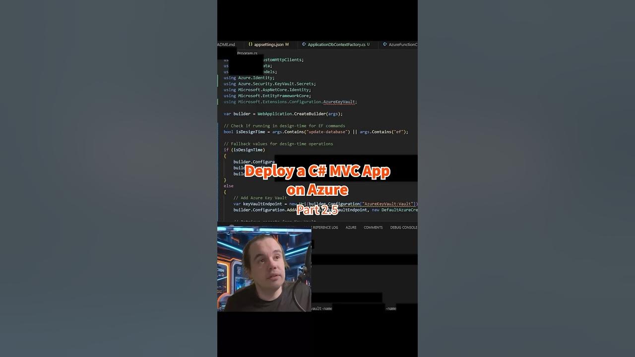 Deploy a C# MVC App on Azure (Part 2.5) - YouTube