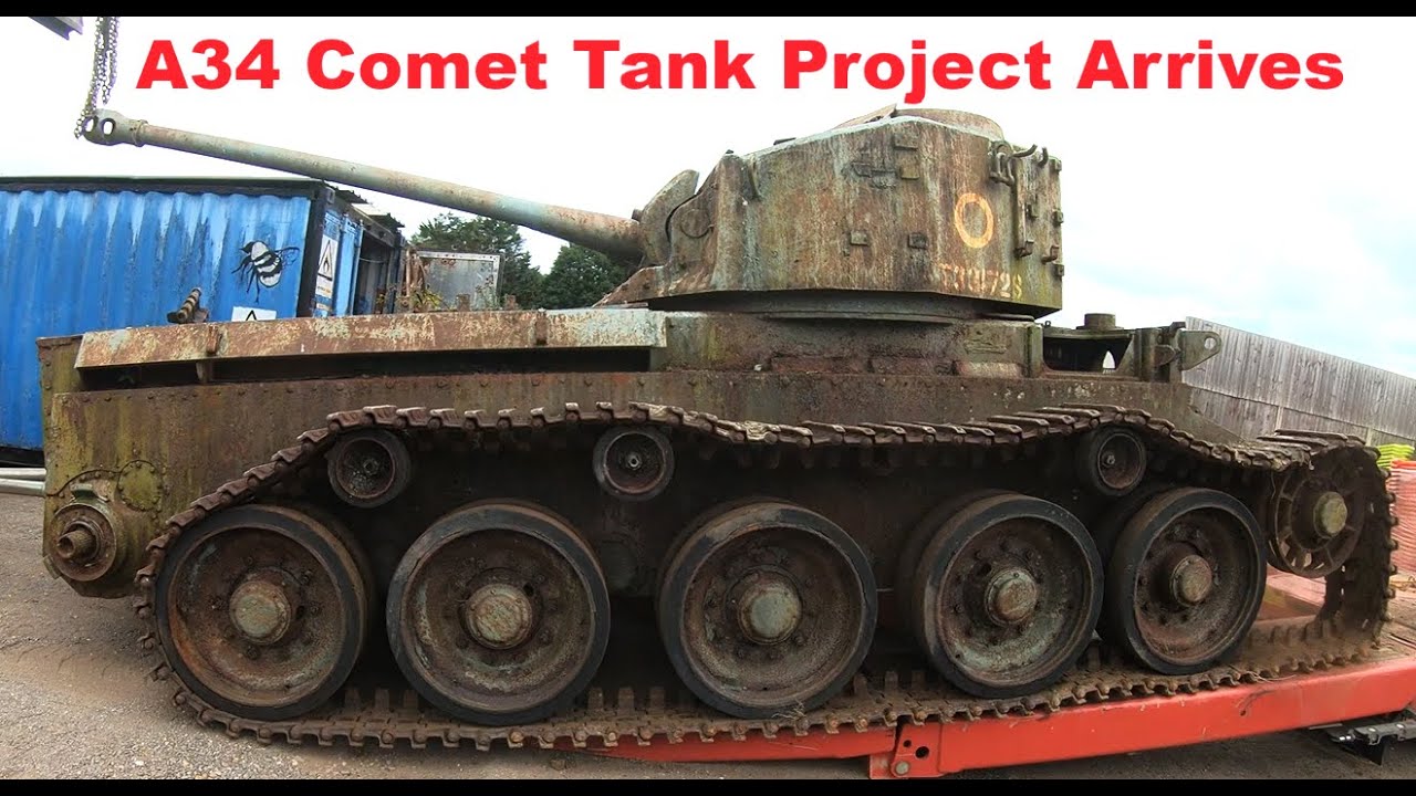 WW2 A34 Comet Tank Project, Walk Around - YouTube