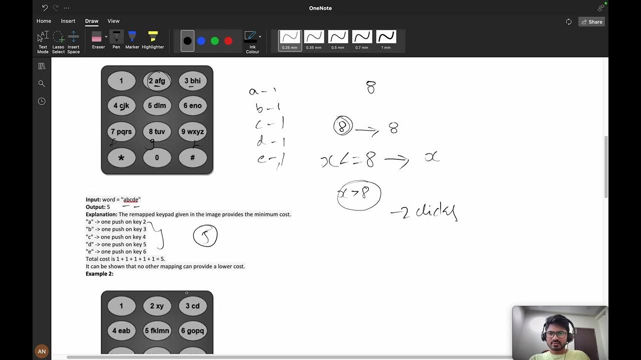 3014 Minimum Number of Pushes to Type Word I || Maths HashMap - YouTube