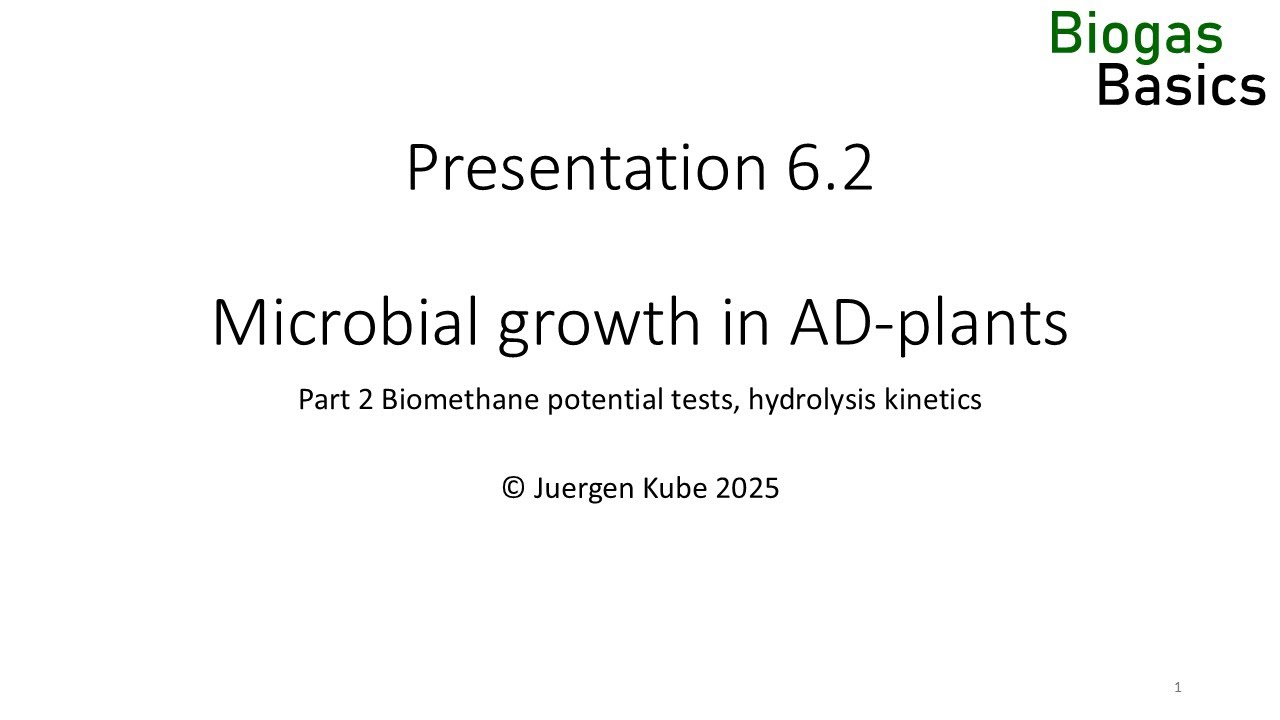 06.2 Microbial growth in AD-plants: Hydrolysis kinetics - YouTube