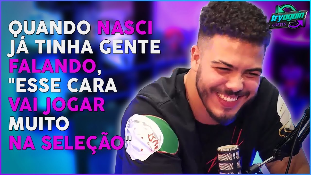 DJ Ronald fala sobre a pressão para ser jogador de futebol sendo filho ...