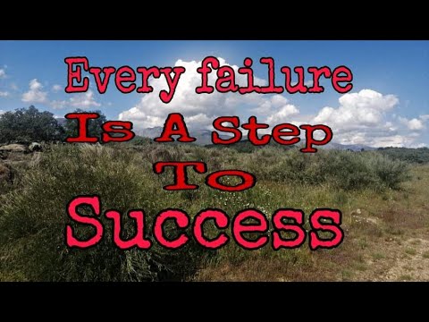 Every failure is a step to success - YouTube