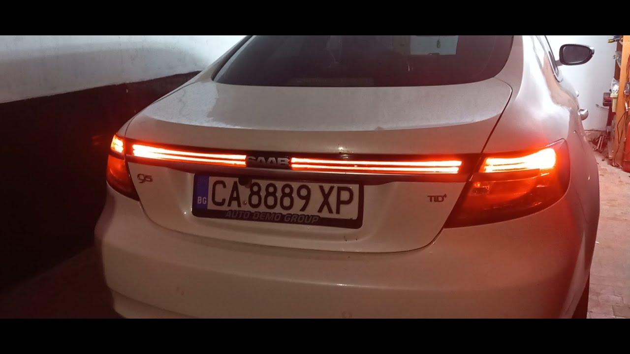 Saab 9-5 How to Repair Rear trunk light bar / LED repair kit ...