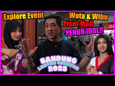 Ada Event Wibu Di Piset Mall BANDUNG!! | Explore Bandung Lautan Creator 2025!!