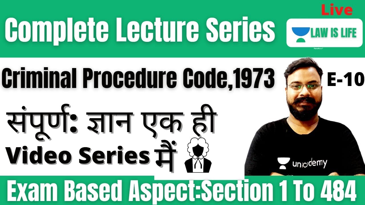 Sec 129 TO 133 Of CrPC,1973 | E10 | Marathon Session On Complete ...