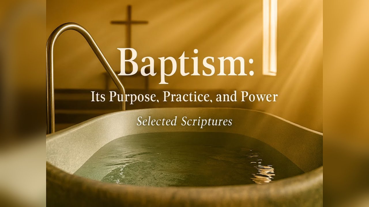 Baptism: It's Purpose, Practice, and Power – 11/9/25 - YouTube