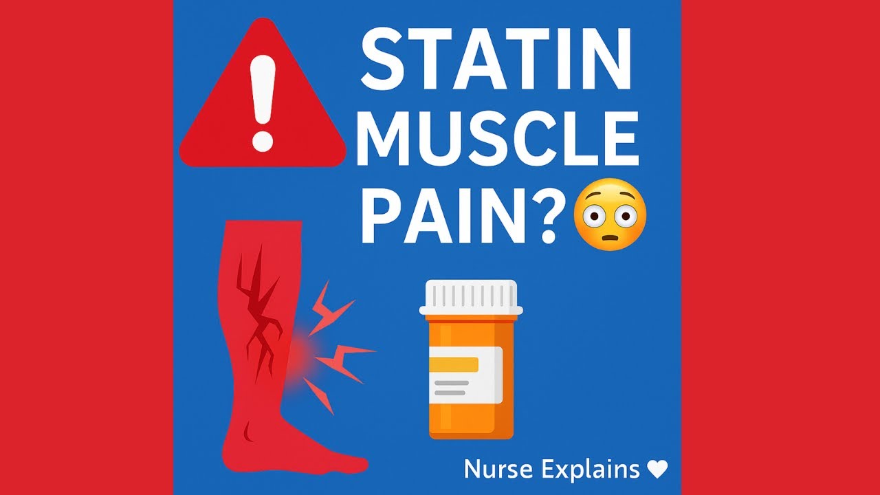 Statin Drugs Made Simple (NCLEX Tips) Muscle Pain? Do THIS 🤍 - YouTube
