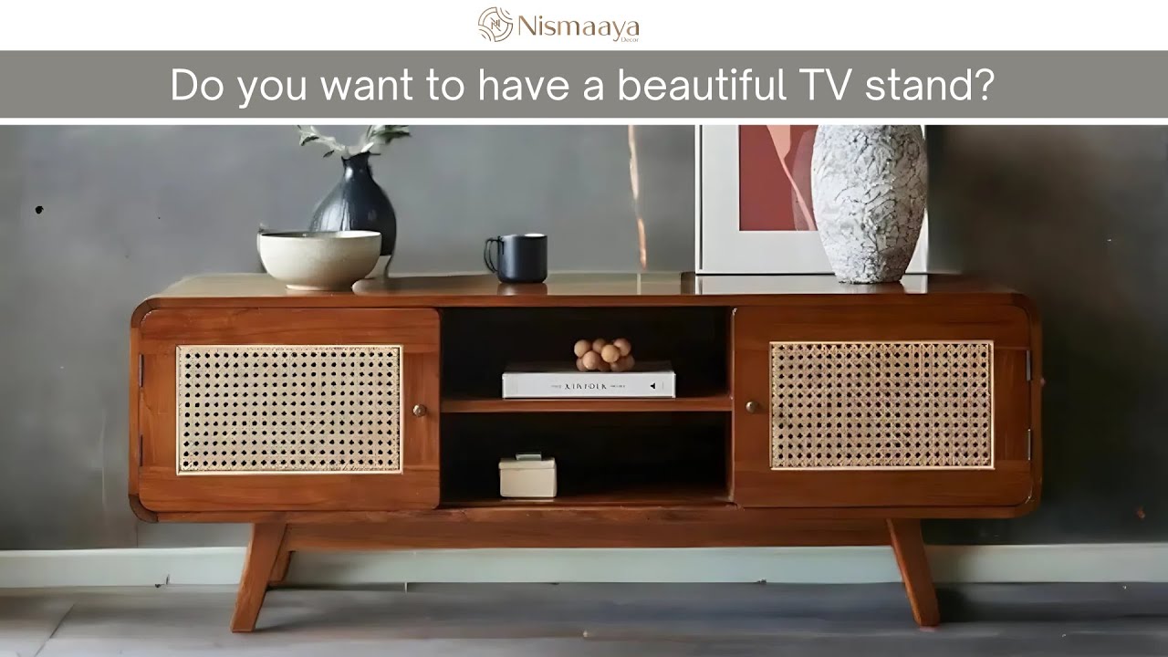 Do you want to have a beautiful TV stand? - YouTube