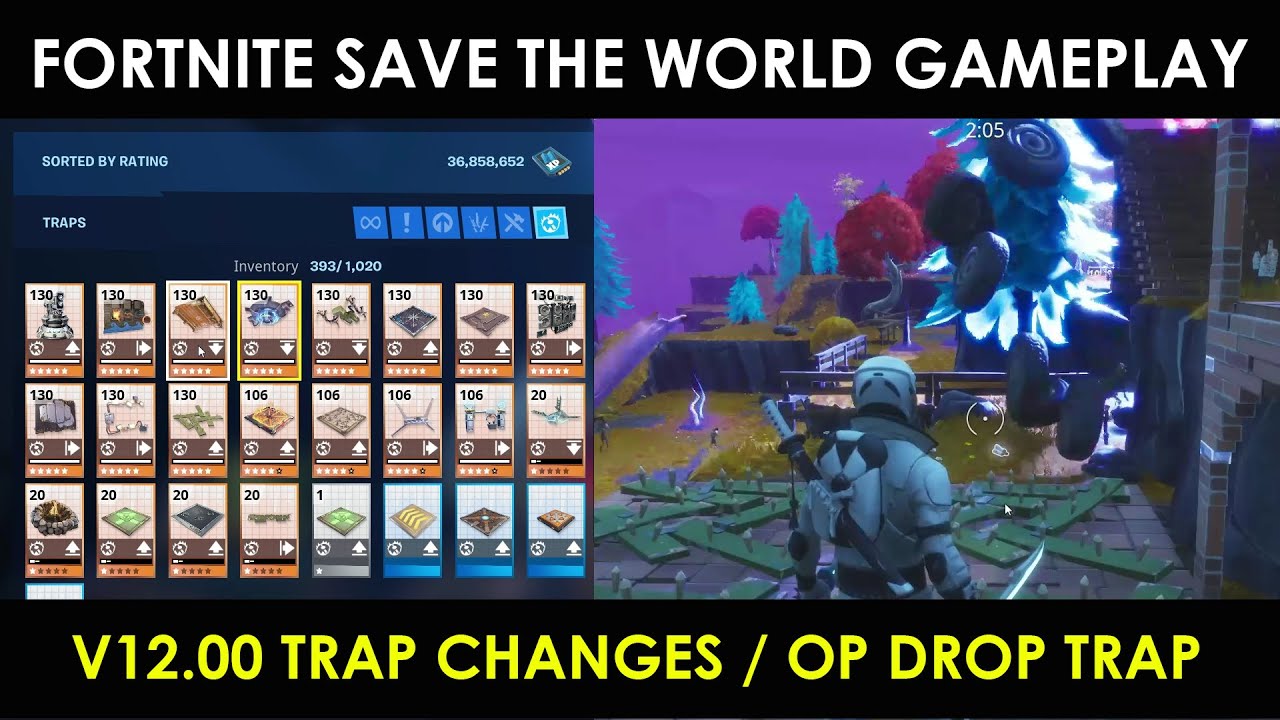 Fortnite STW V12 .00 Trap Changes - YouTube