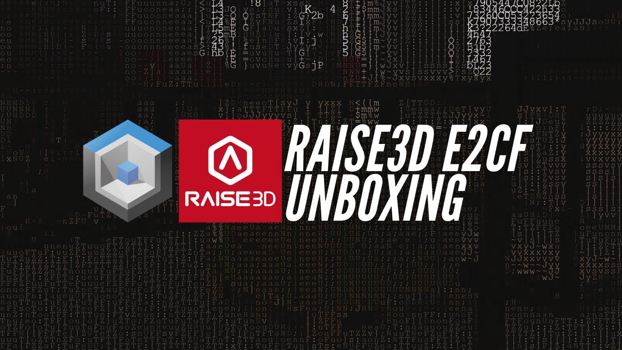ProductionToGo - Raise3D E2CF - Unboxing - YouTube