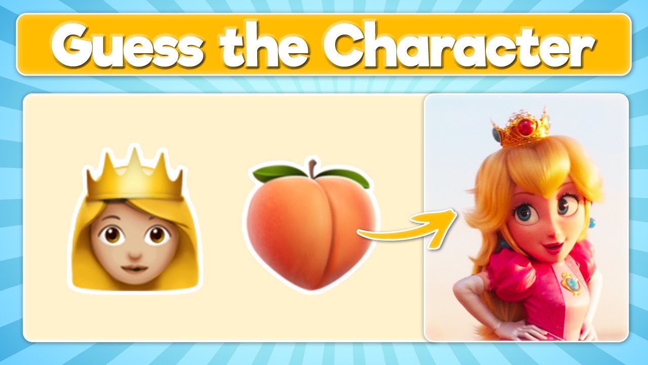 Guess the Super Mario Character by Emojis | Super Mario Emoji Quiz ...