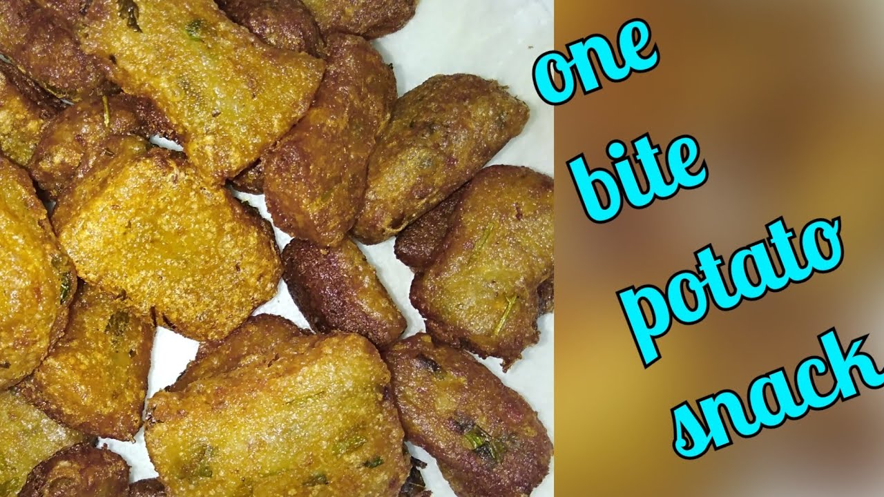 one bite potato snack easy to make ,simple ingredients. - YouTube