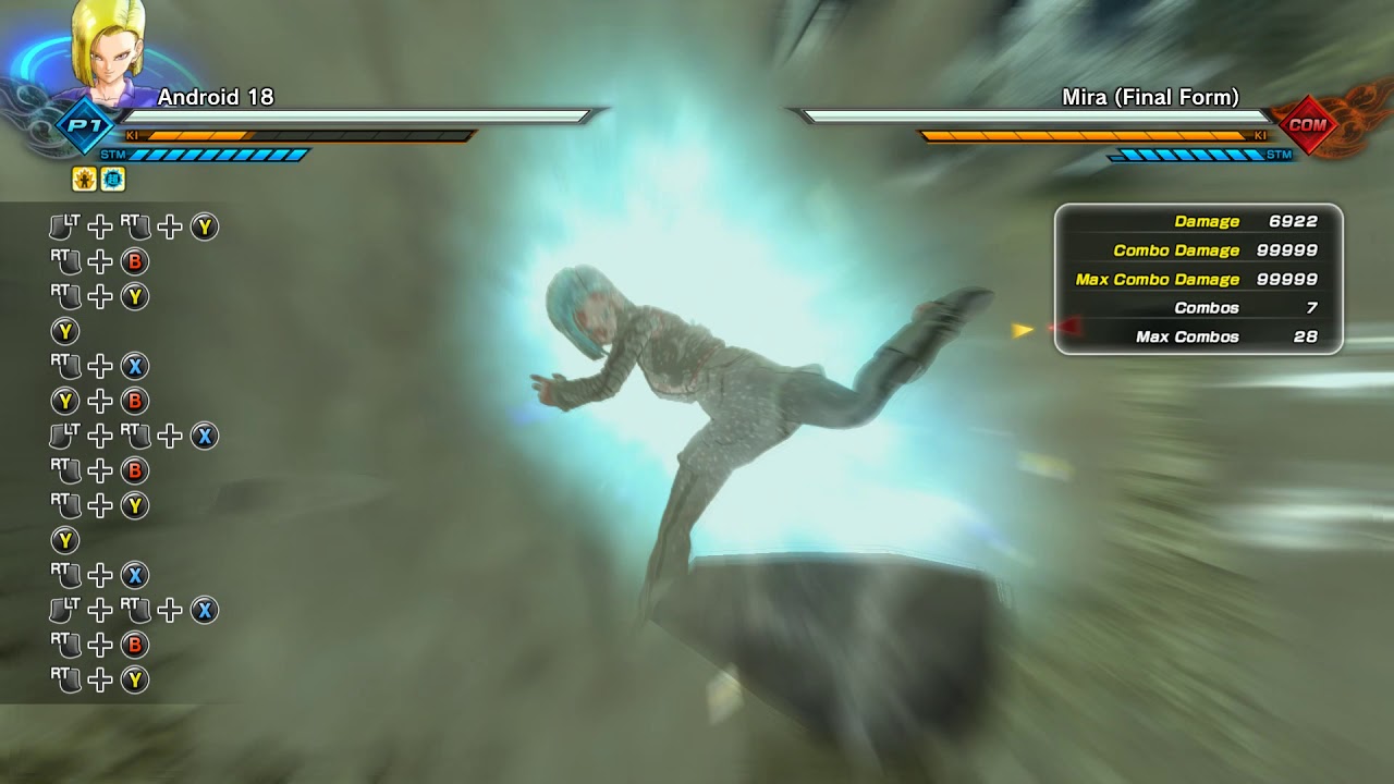 Dragon Ball Xenoverse 2 android 18 combo - YouTube