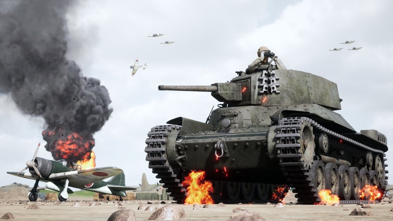 Squad 44 - Japanese Tanks offer Brutal Resistance on Iwo Jima - 4K [GER ...