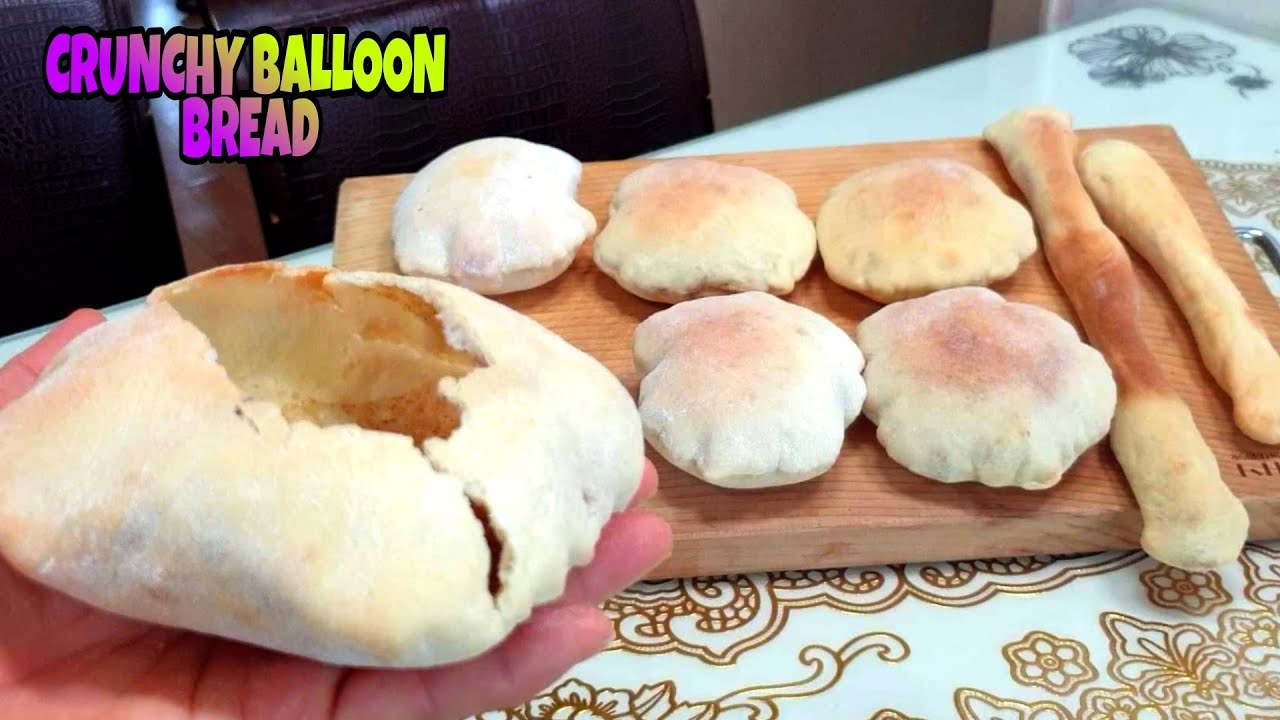 CRUNCHY BALLOON BREAD RECIPE//EASY TO MAKE - YouTube