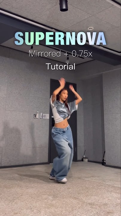 [TUTORIAL] aespa - “SUPERNOVA” 에스파 수퍼노바 Slow Mirrored Tutorial Part. 1 #kpop #aespa #supernova # ...