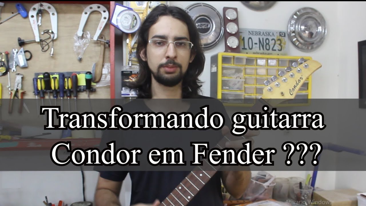 Customização: Condor RX 30 inspirada na Fender Strat American ...