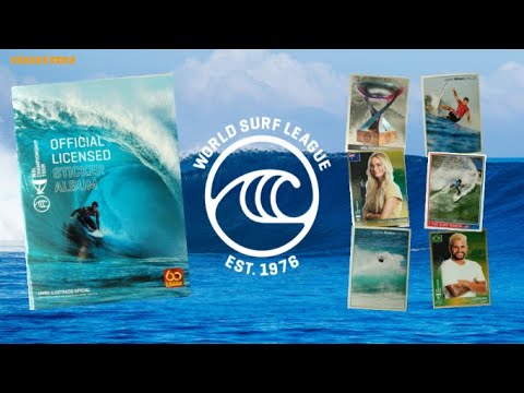 WSL WORLD SURF LEAGUE - OFICIAL LICENCED - FULL STICKER ALBUM - YouTube