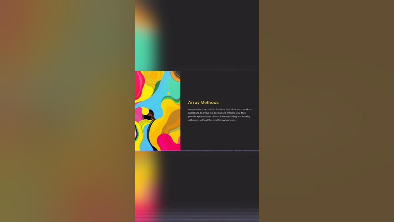 What Is Array Methods Javascript Tutorials For Beginners Shorts Learnjavascript