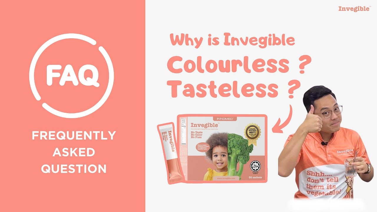 INVEGIBLE FAQs | Colourless & Tasteless Vegetable Drink ?? - YouTube
