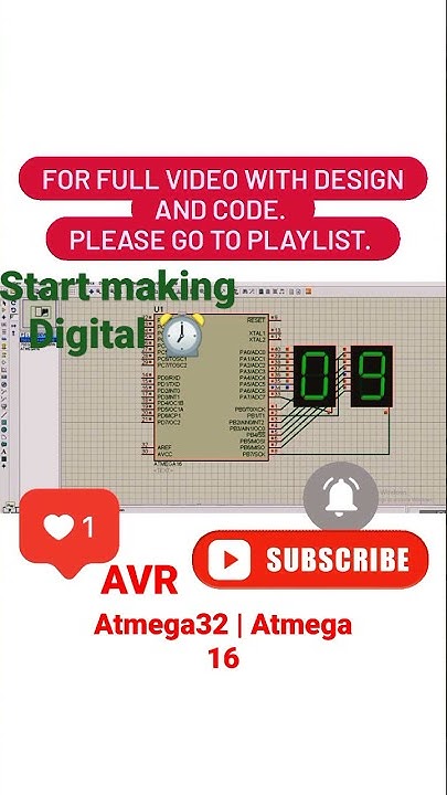 AVR Atmega32, Atmega16, Full Design and Code Hindi | Live | Electronics electrical engineering ...