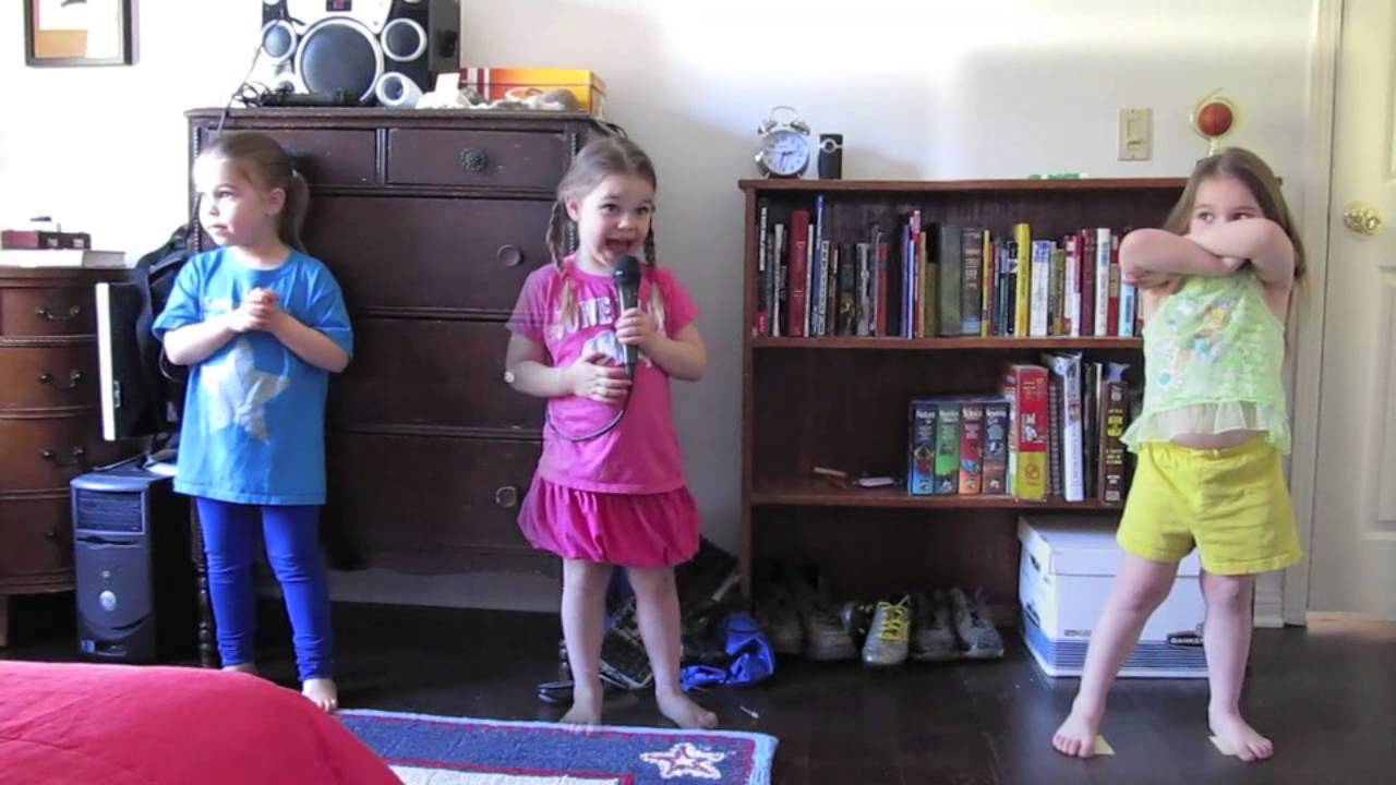 4 Year Old Triplets Sing One Direction - YouTube