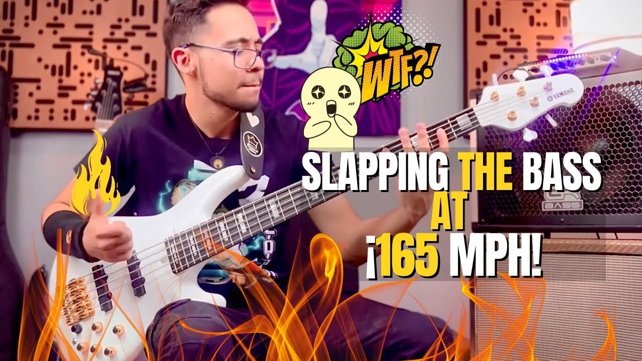 Slapping The Bass At 165 MPH! - YouTube