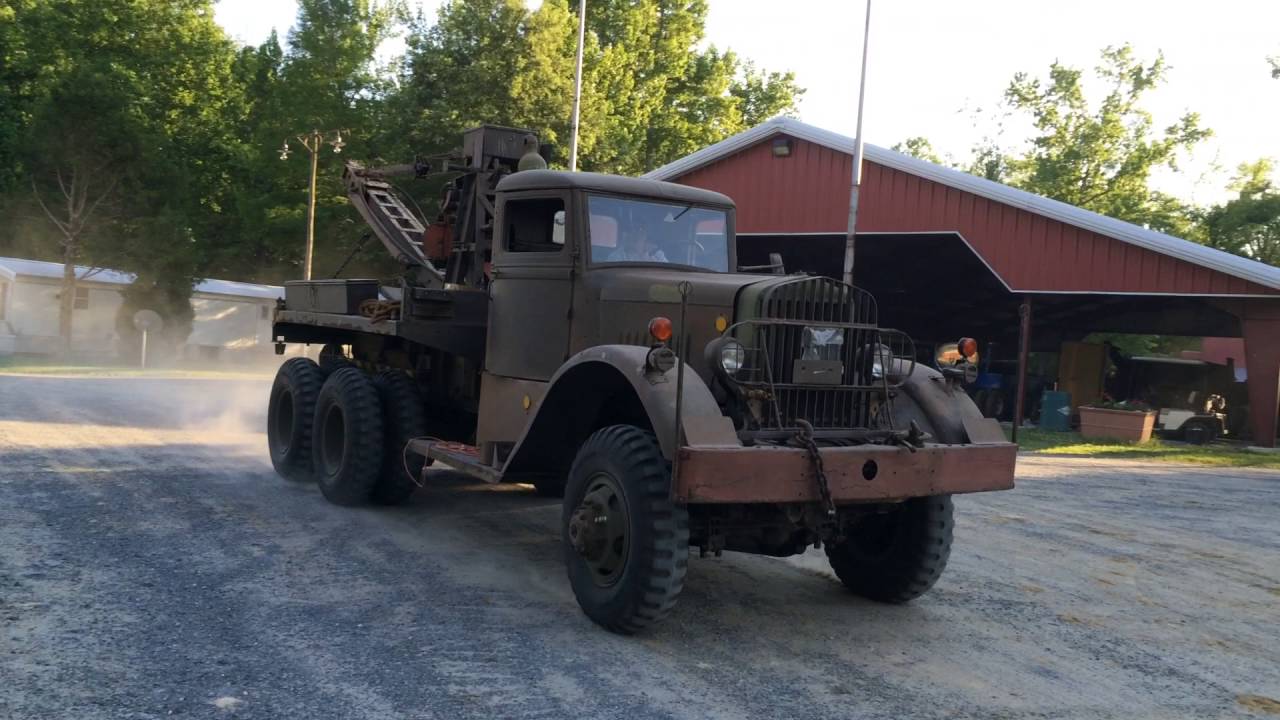 Driving the 1942 Ward LaFrance M1 Wrecker Part 3 - YouTube