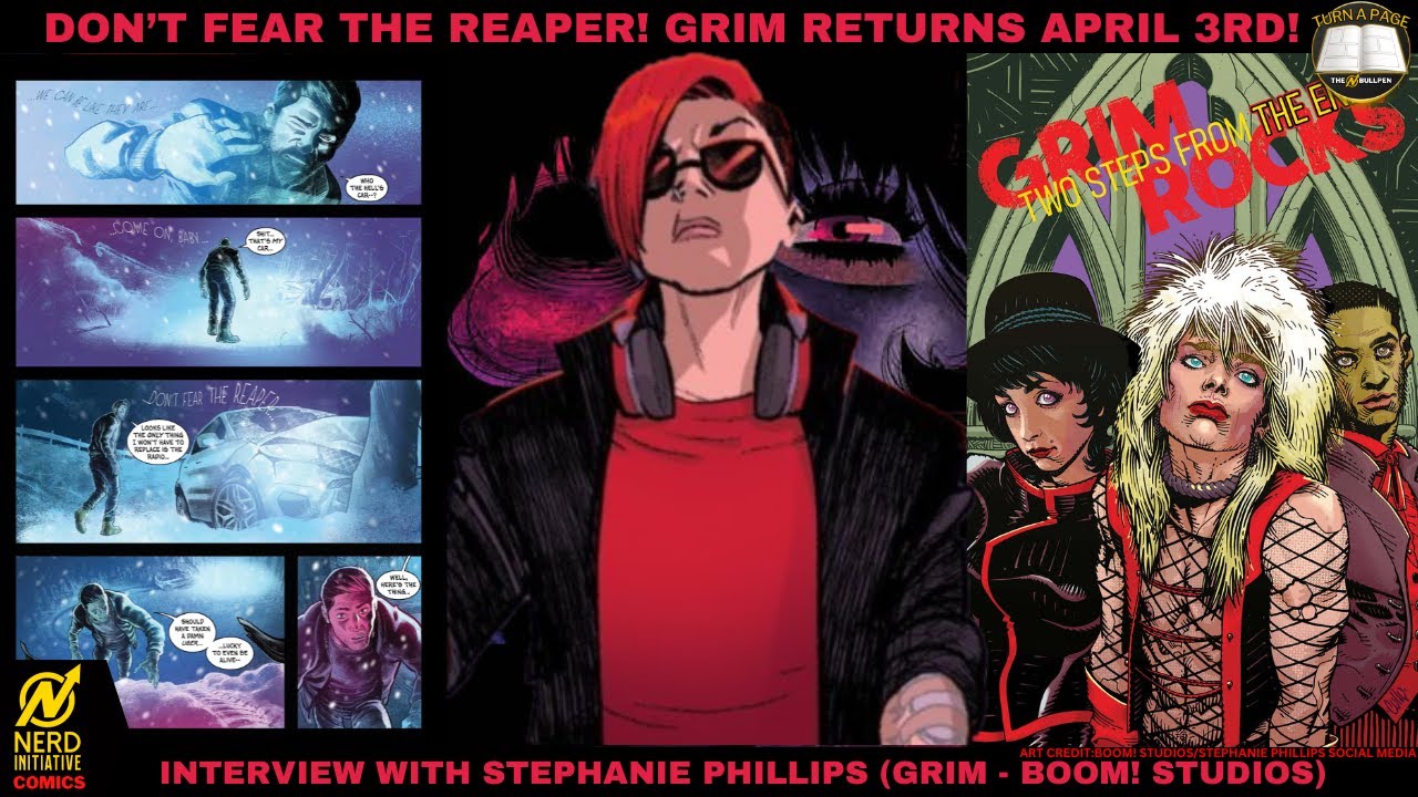 DON'T FEAR THE REAPER! GRIM RETURNS APRIL 3RD: Stephanie Philips ...